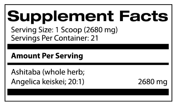 Natural Ashitaba powder for wellness