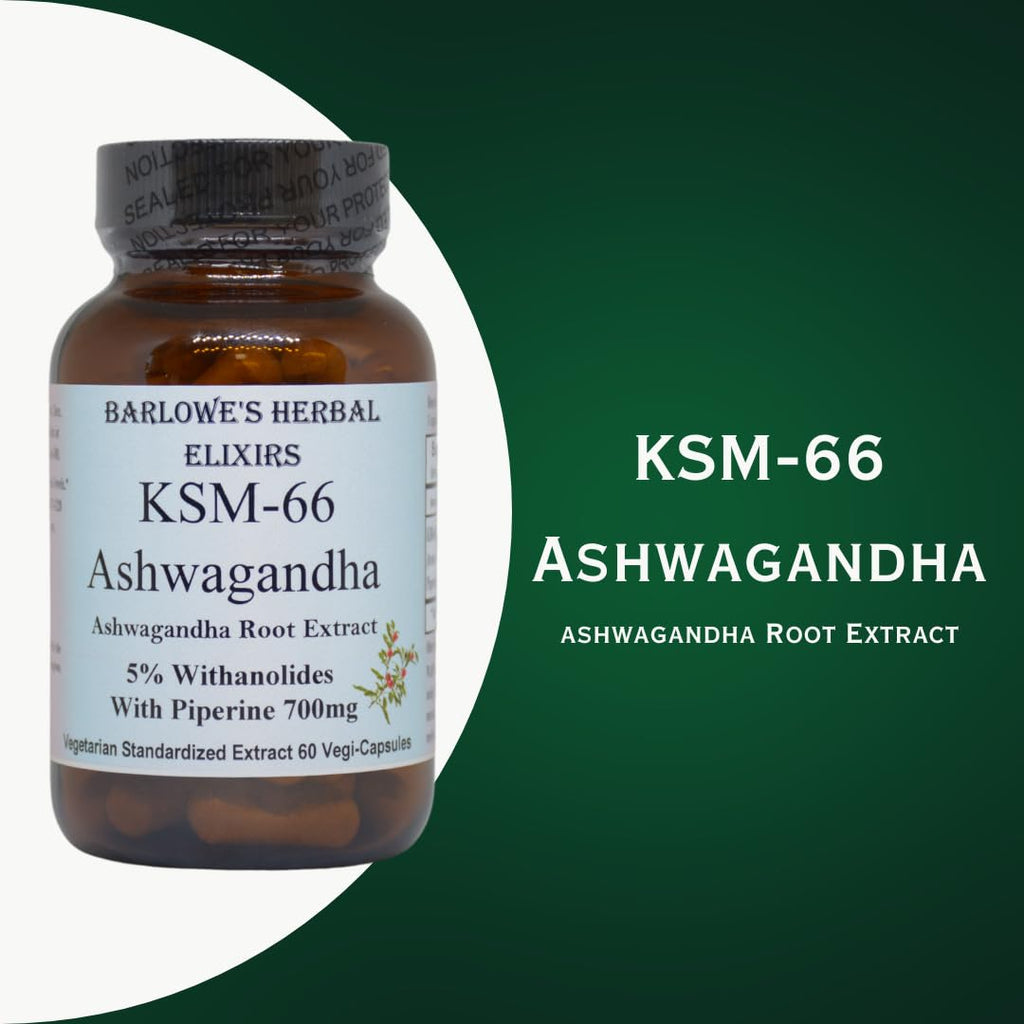 Natural ashwagandha capsules for energy boost