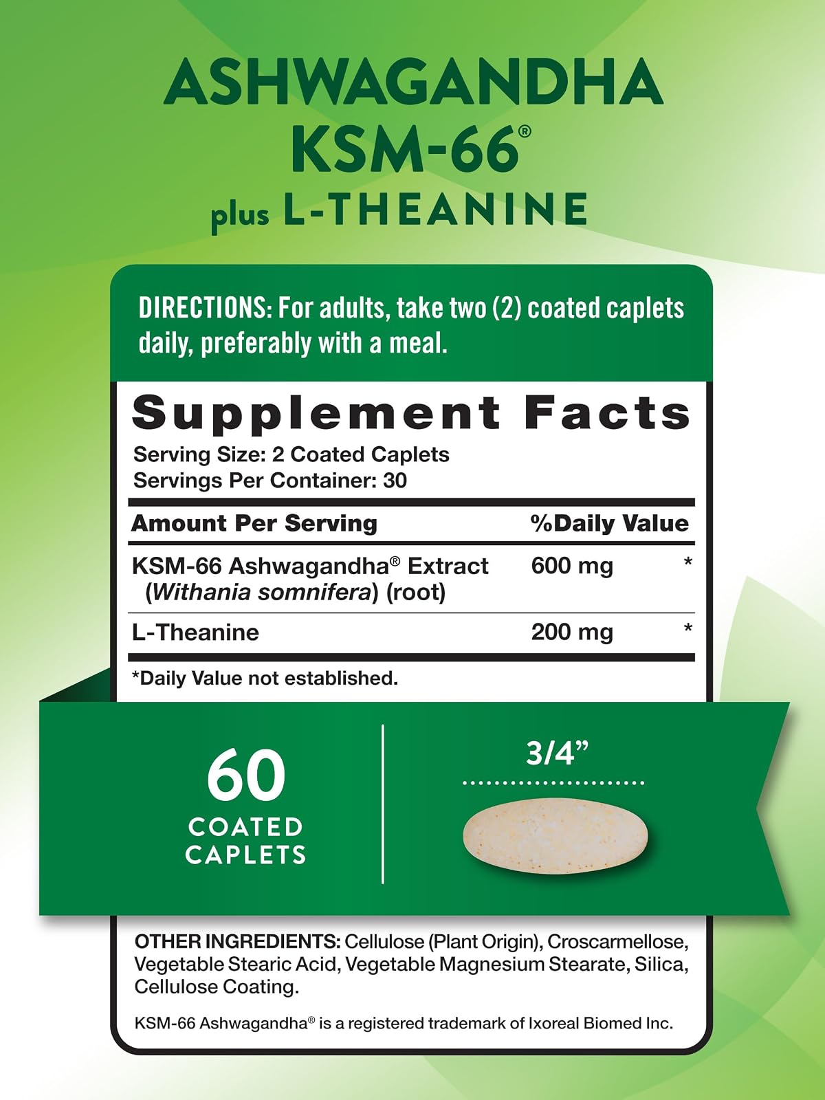 Natural ashwagandha capsules for wellness
