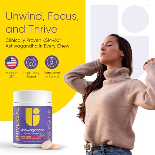 Natural ashwagandha chews for relaxation