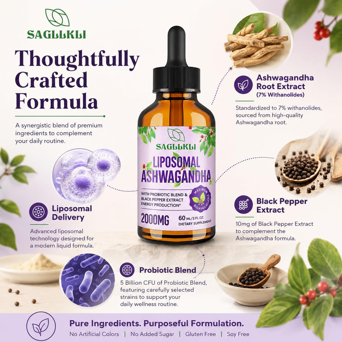 Natural ashwagandha for enhanced wellness