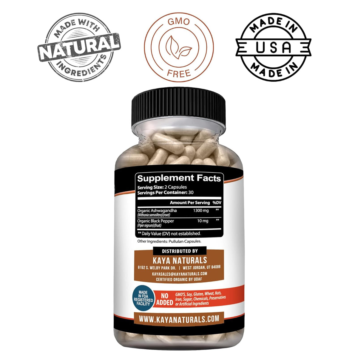 Natural ashwagandha for enhanced wellness