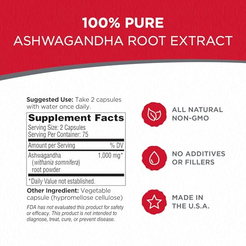 Natural ashwagandha for improved focus and clarity