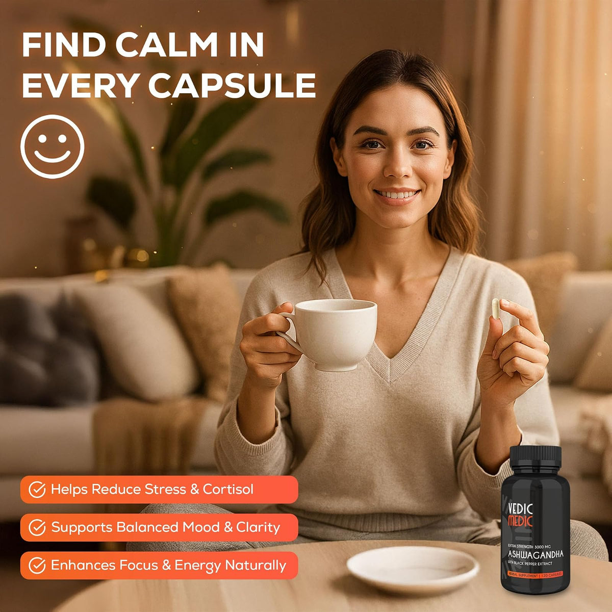 natural ashwagandha for improved focus