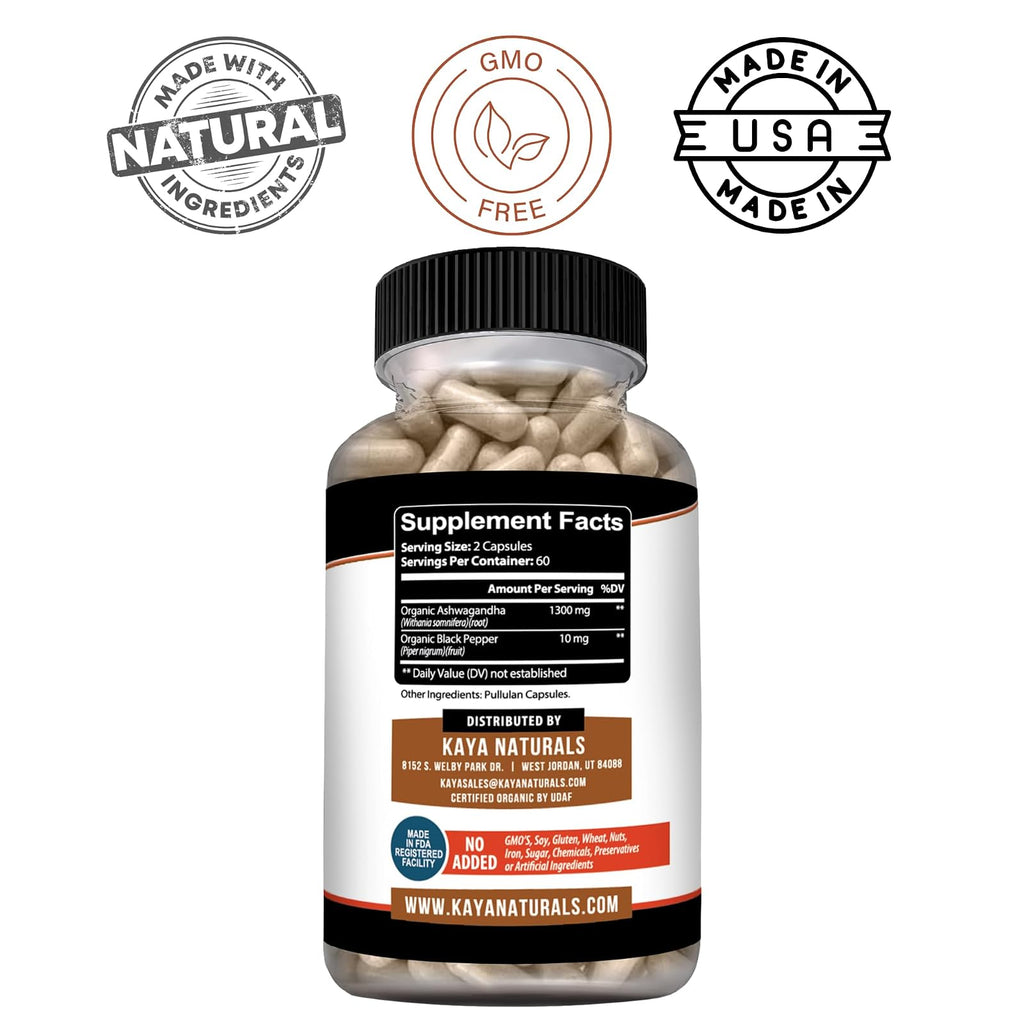Natural ashwagandha for improved mood