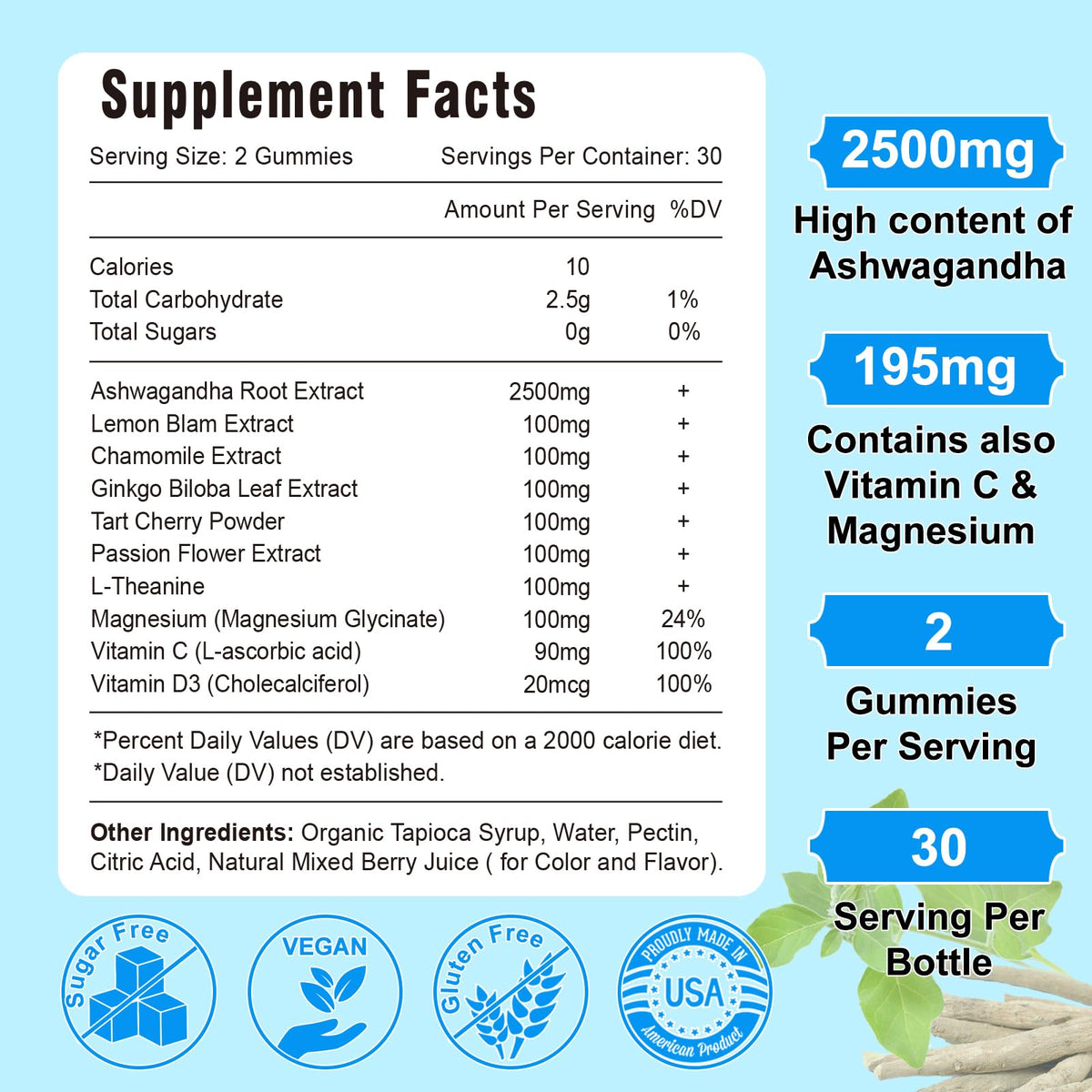 natural ashwagandha gummies for better sleep