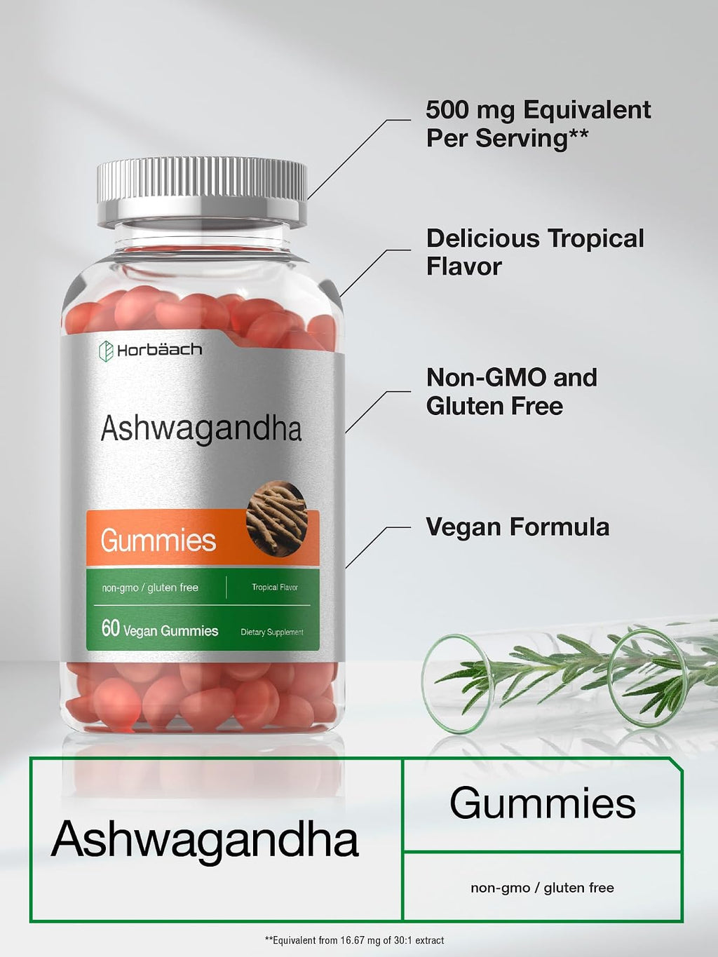 Natural ashwagandha gummies for better sleep