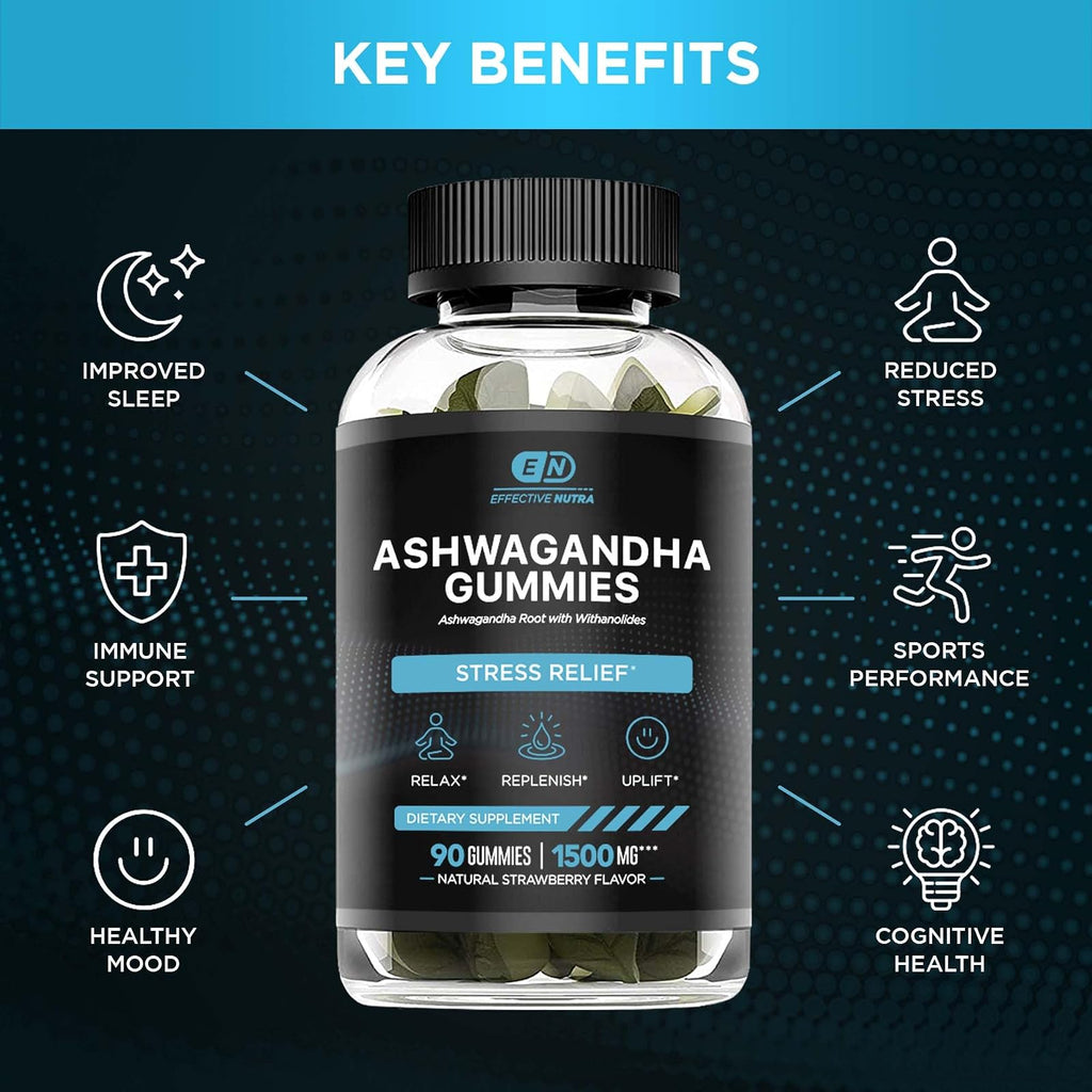 Natural ashwagandha gummies for better sleep