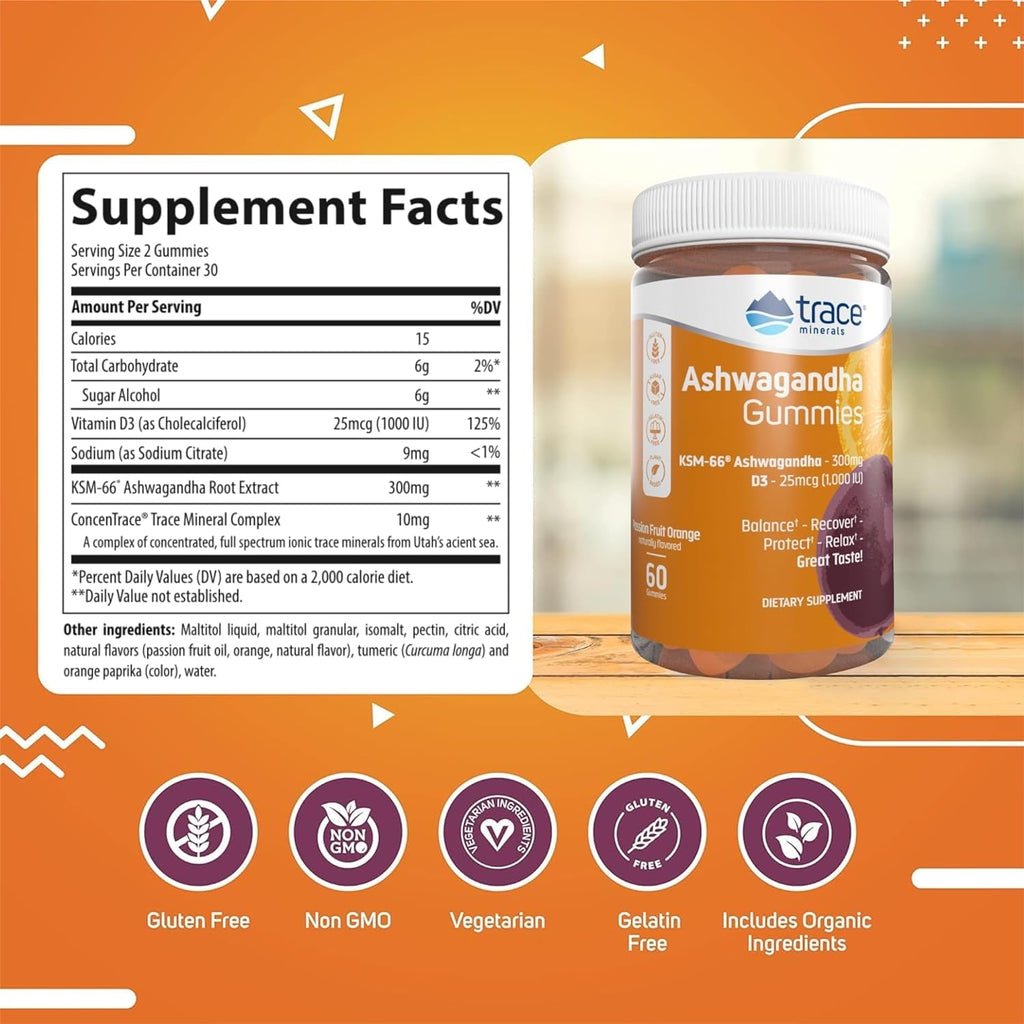 Natural ashwagandha gummies for relaxation
