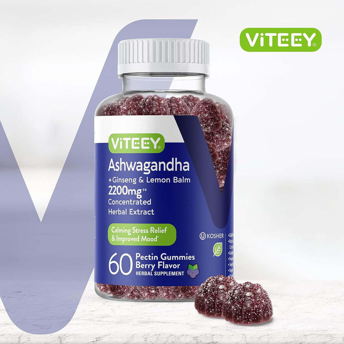 Natural ashwagandha gummies for relaxation