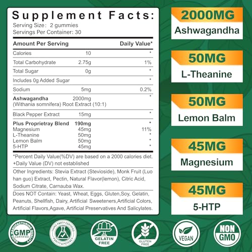 natural ashwagandha gummies for wellness