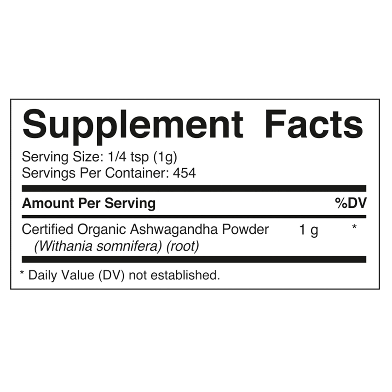Natural ashwagandha powder for energy boost