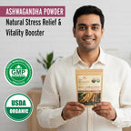 Natural Ashwagandha powder for wellness