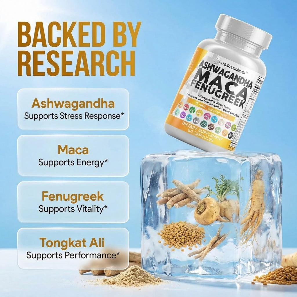 Natural ashwagandha supplement for improved focus