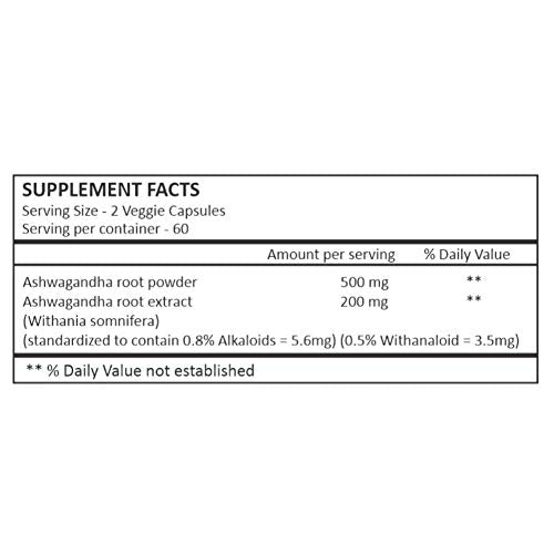 natural ashwagandha supplement for vitality