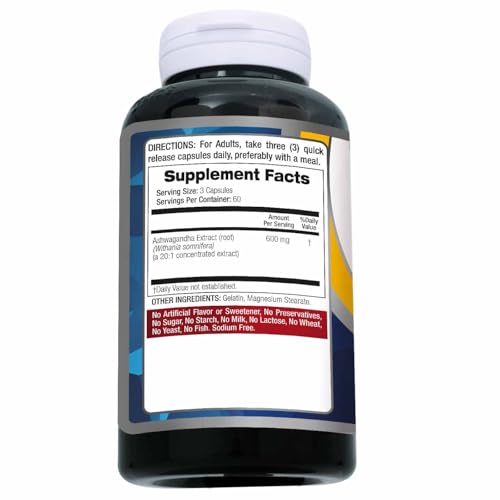 natural ashwagandha supplement for vitality
