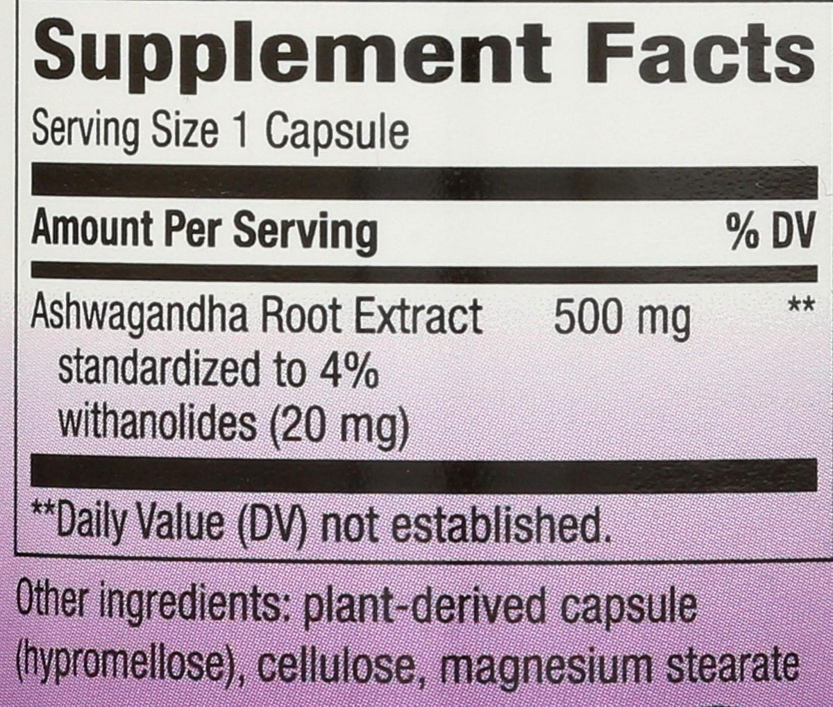 natural ashwagandha supplement for wellness