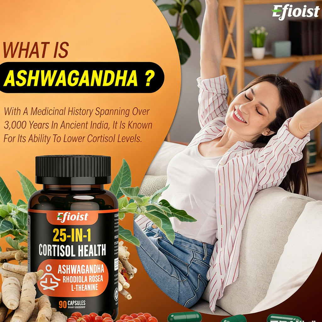 Natural ashwagandha supplement for wellness