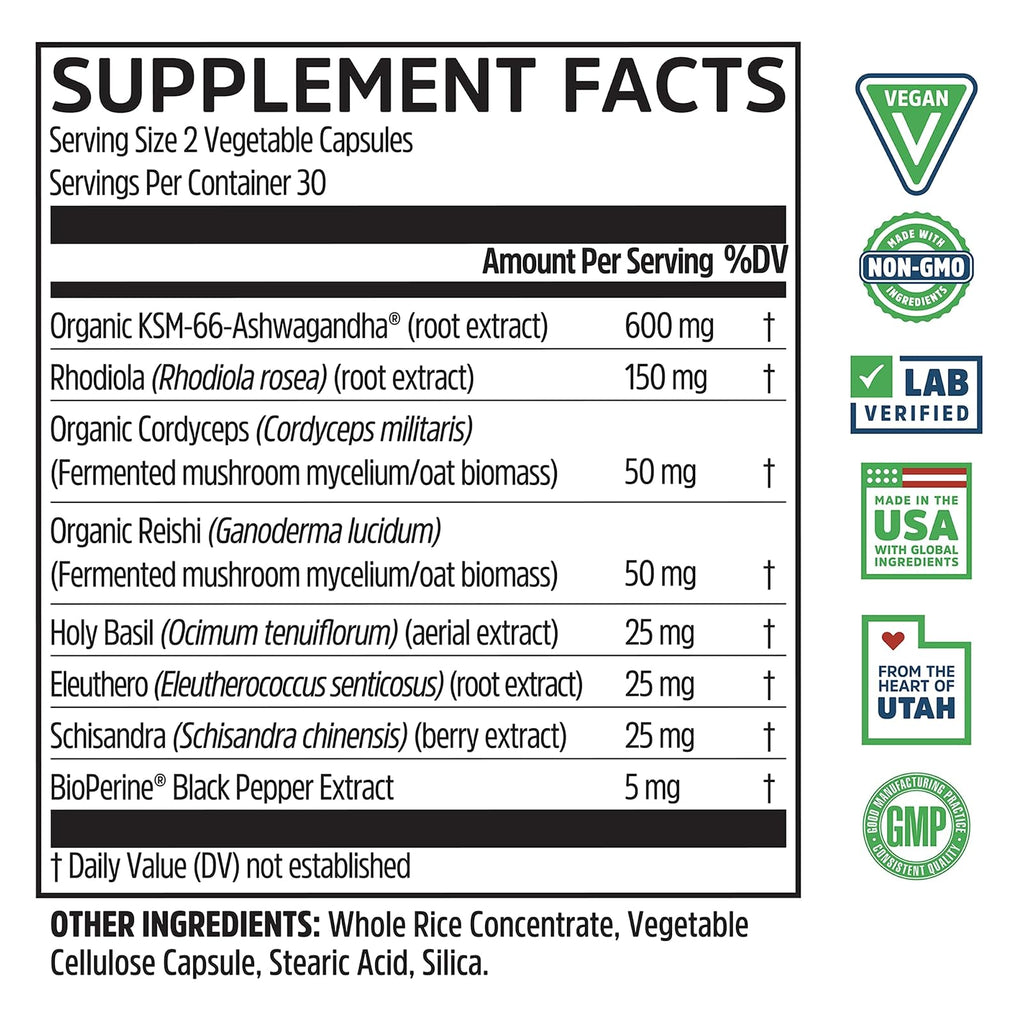 natural ashwagandha supplement for wellness