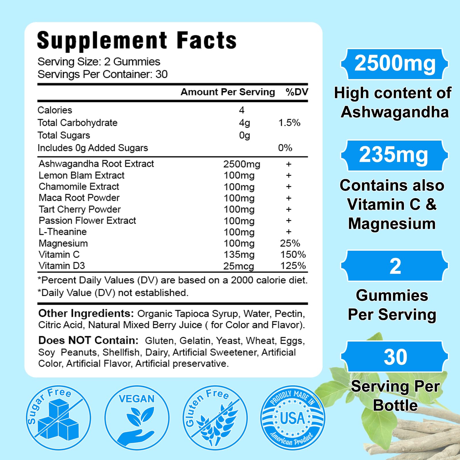 natural ashwagandha supplement for wellness