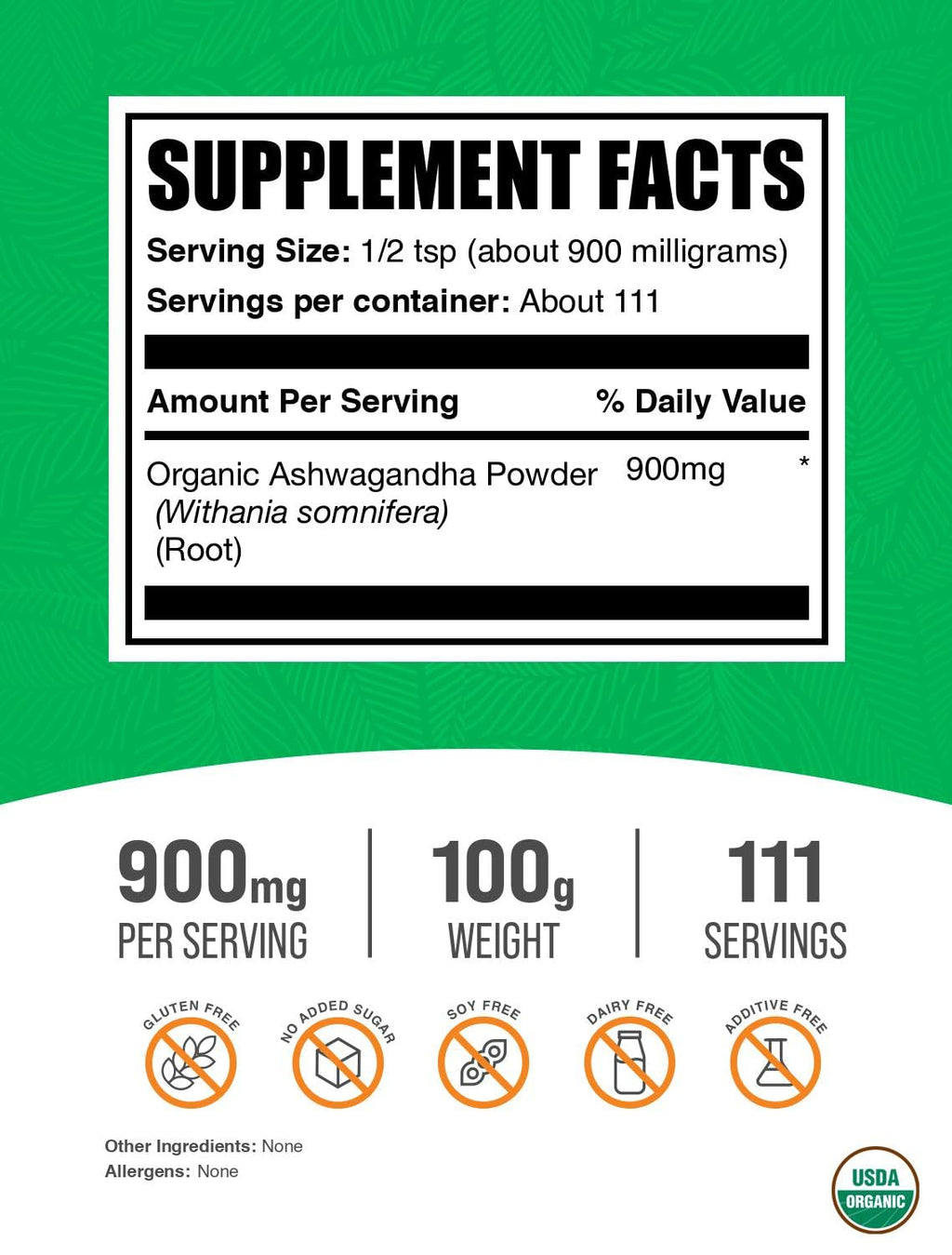 natural ashwagandha supplement for wellness