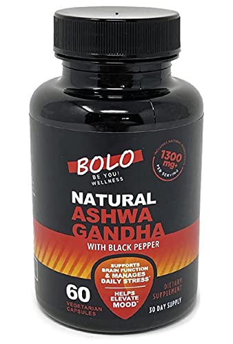 natural ashwagandha supplement with black pepper
