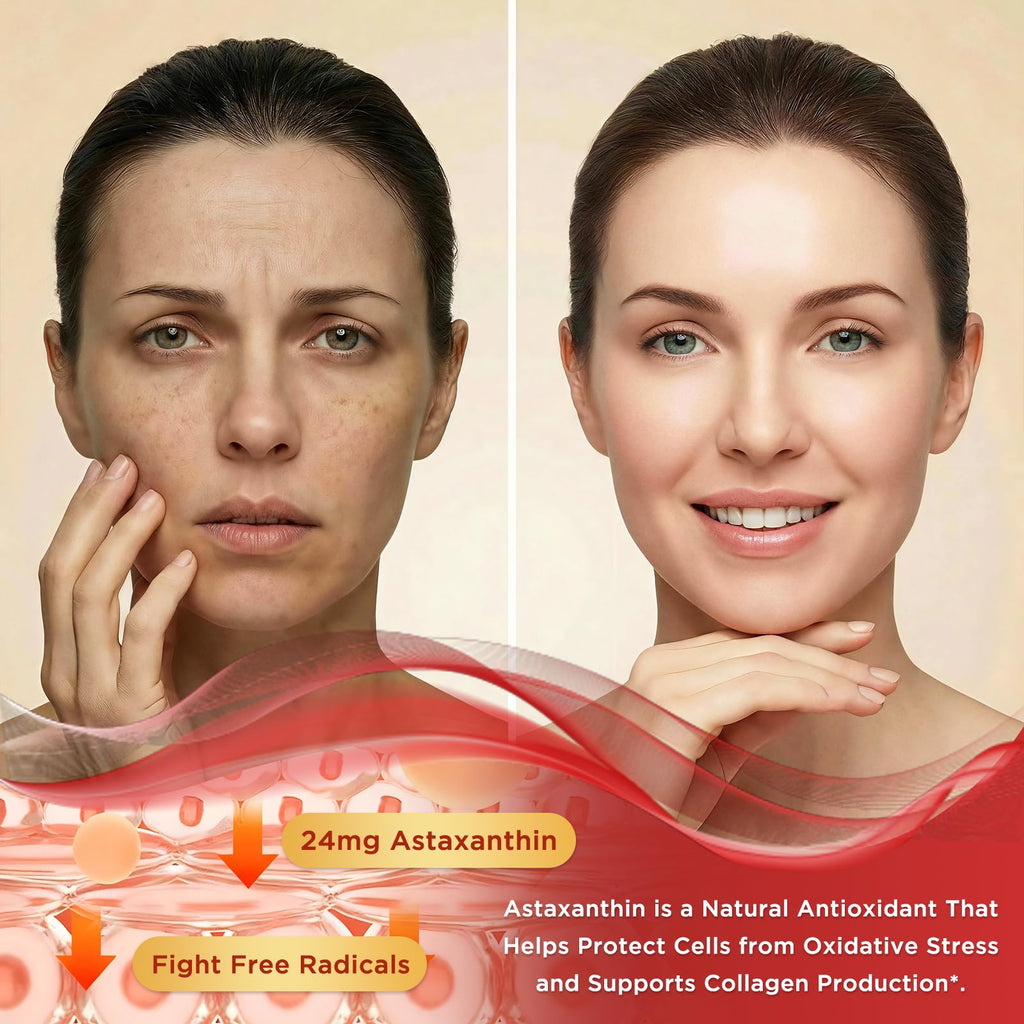 Natural astaxanthin for eye health