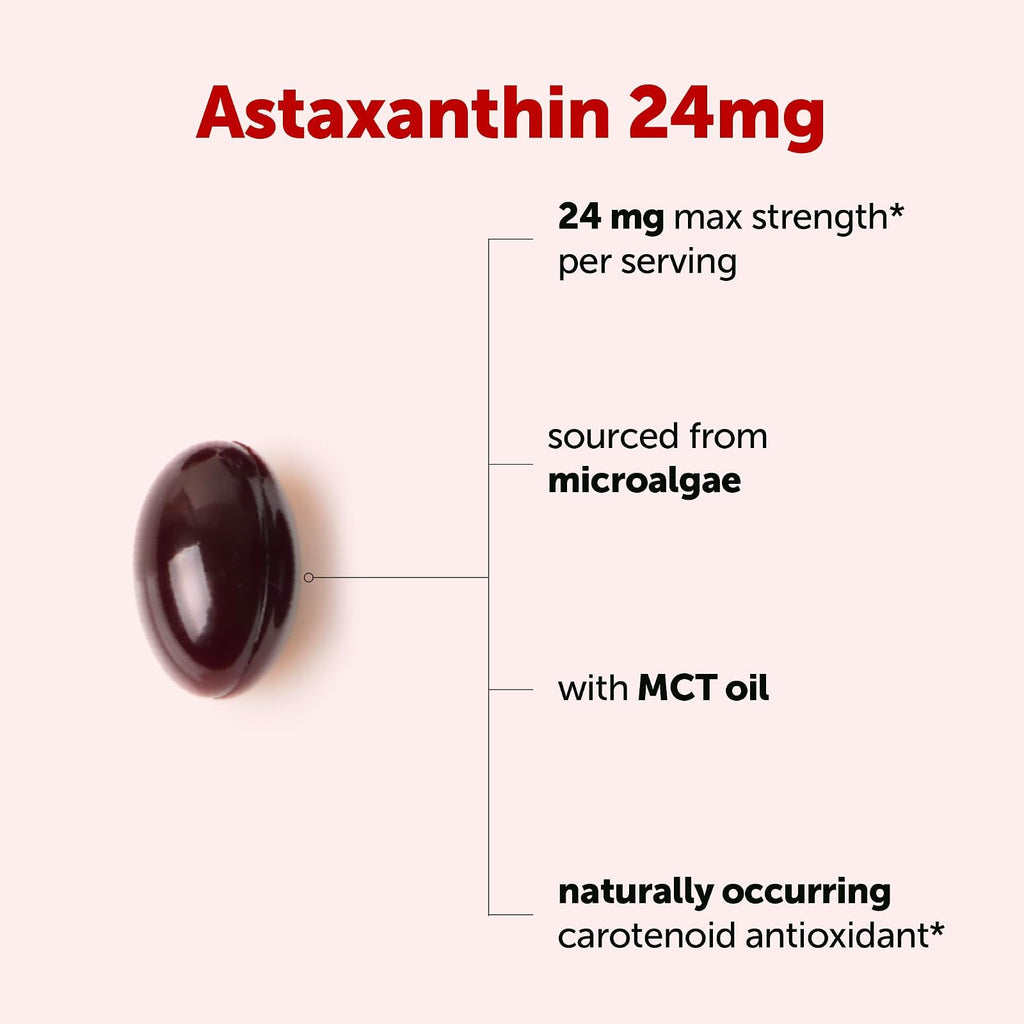 Natural astaxanthin for eye support