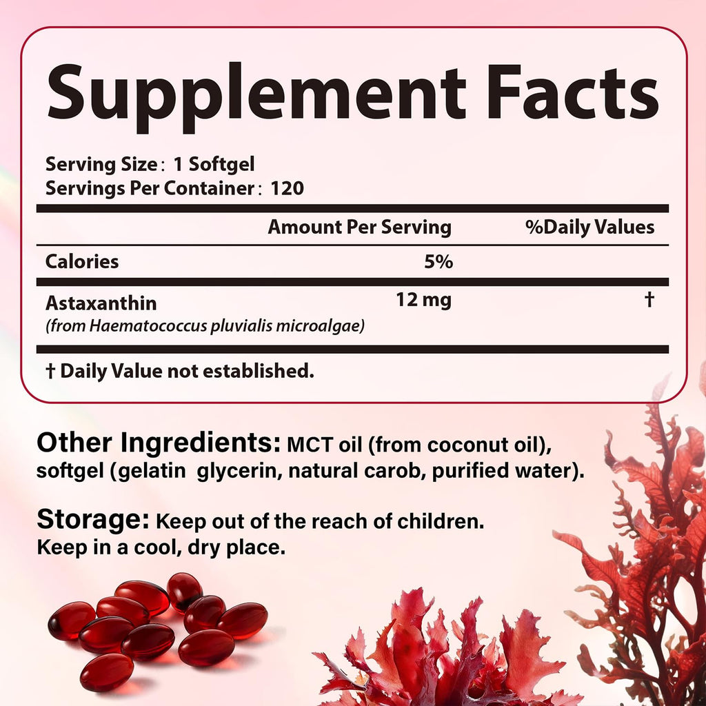 Natural astaxanthin for eye support