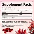 Natural astaxanthin for eye support