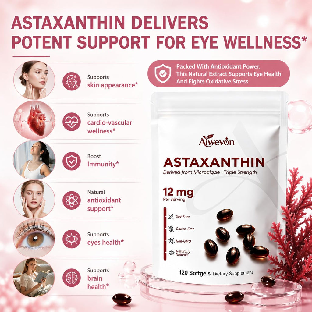 Natural Astaxanthin for skin protection