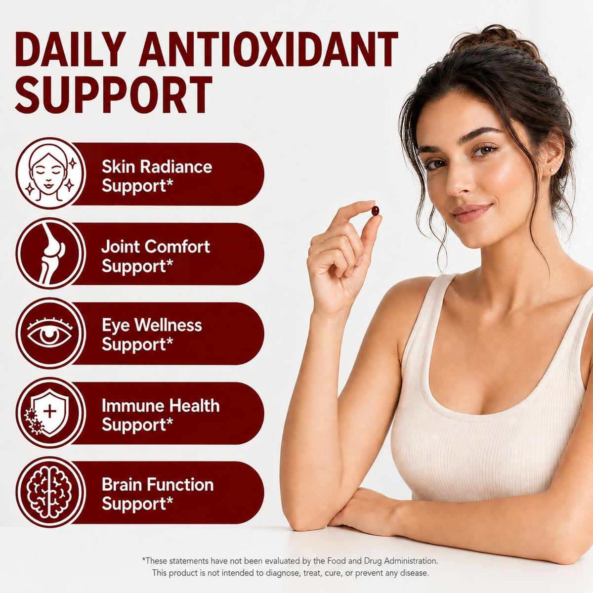 natural Astaxanthin for skin support