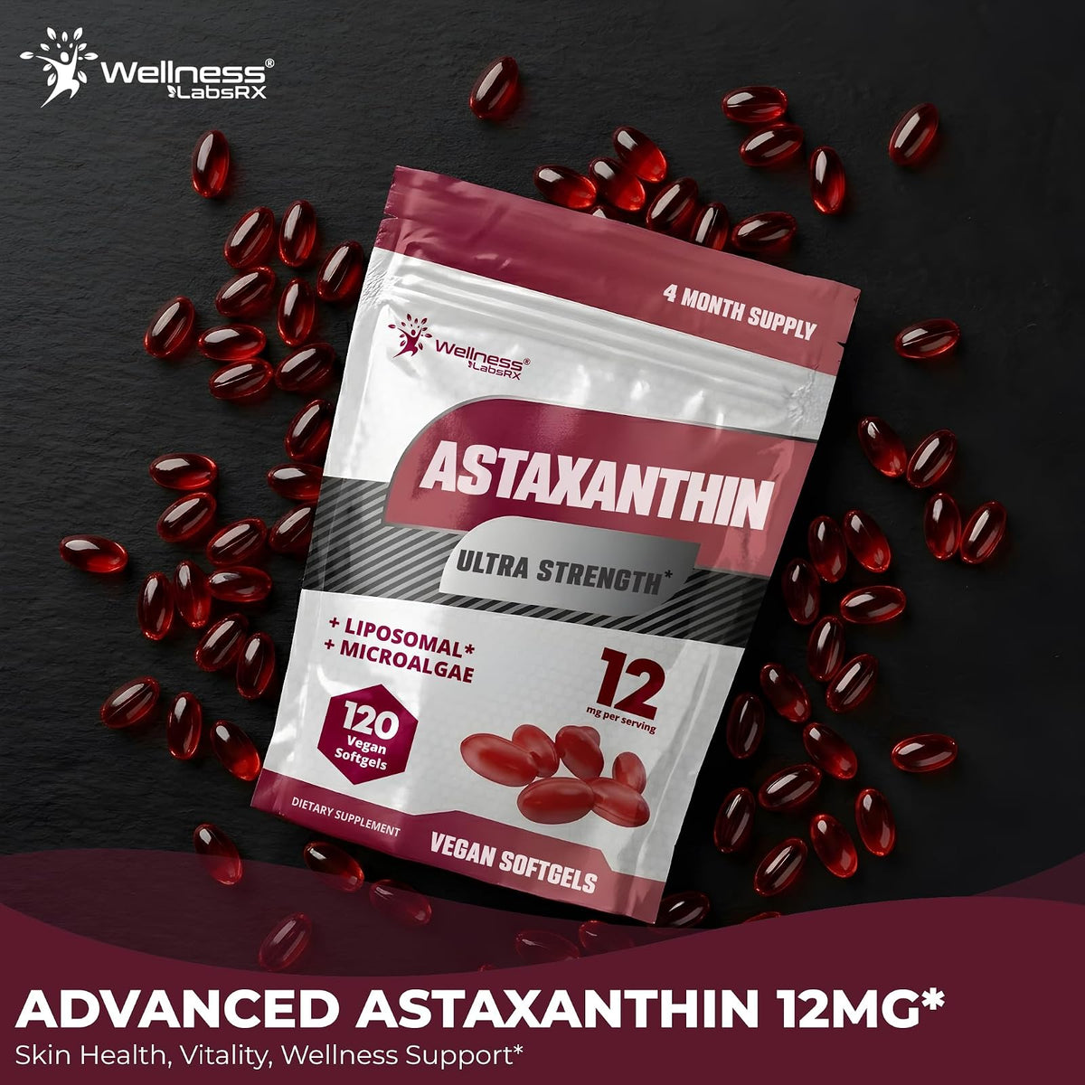 Natural Astaxanthin for skin support