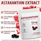 Natural astaxanthin for skin support
