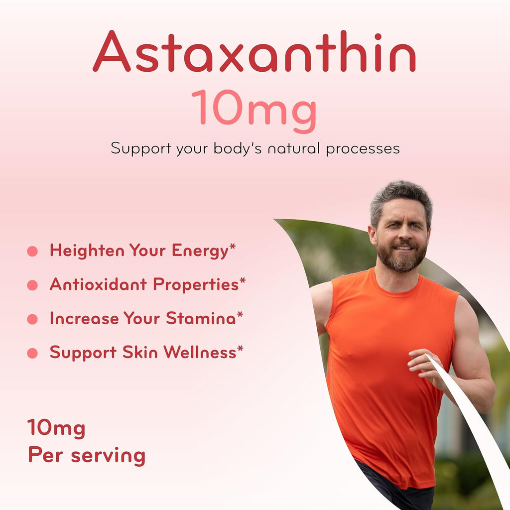 Natural astaxanthin for skin support