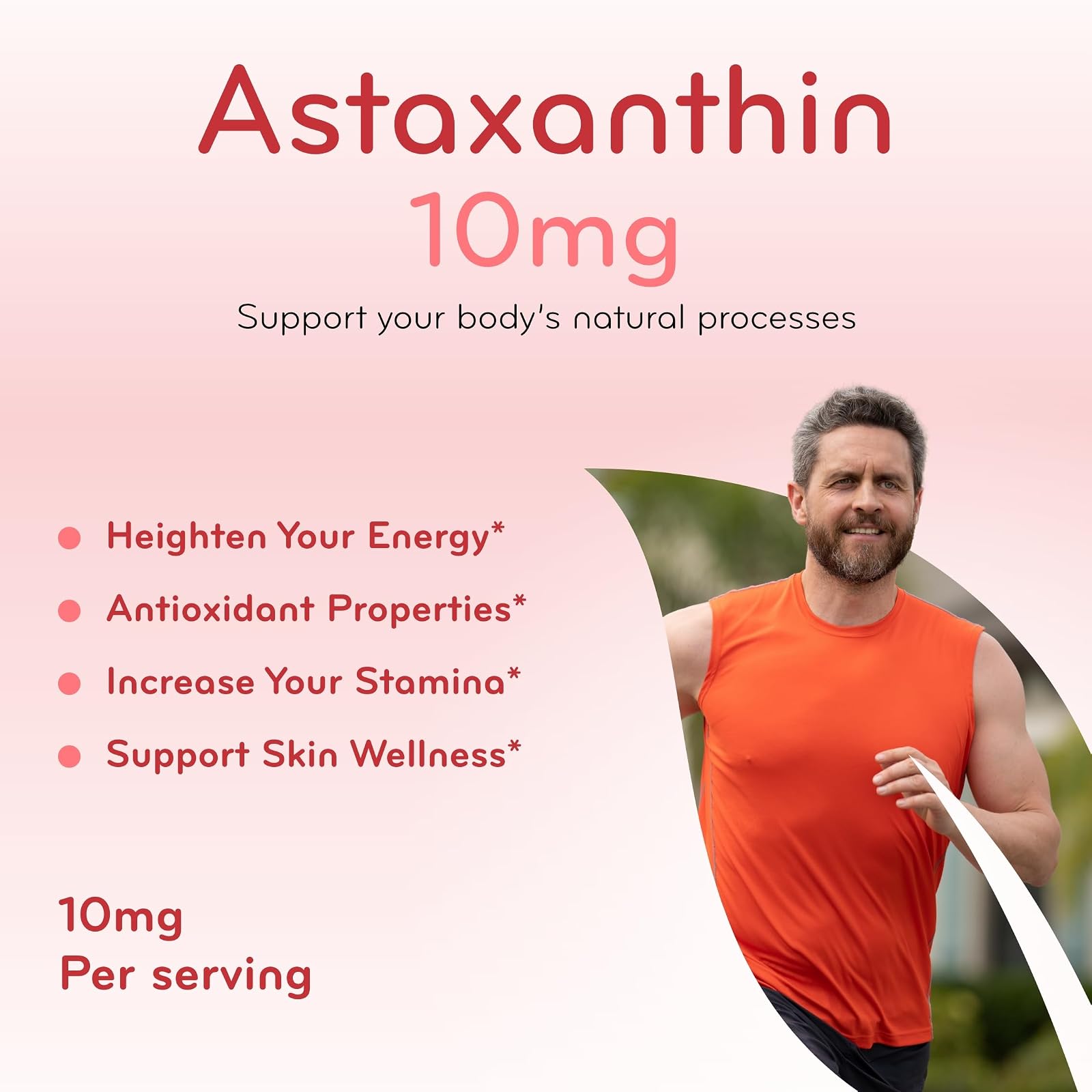 Natural astaxanthin for skin support