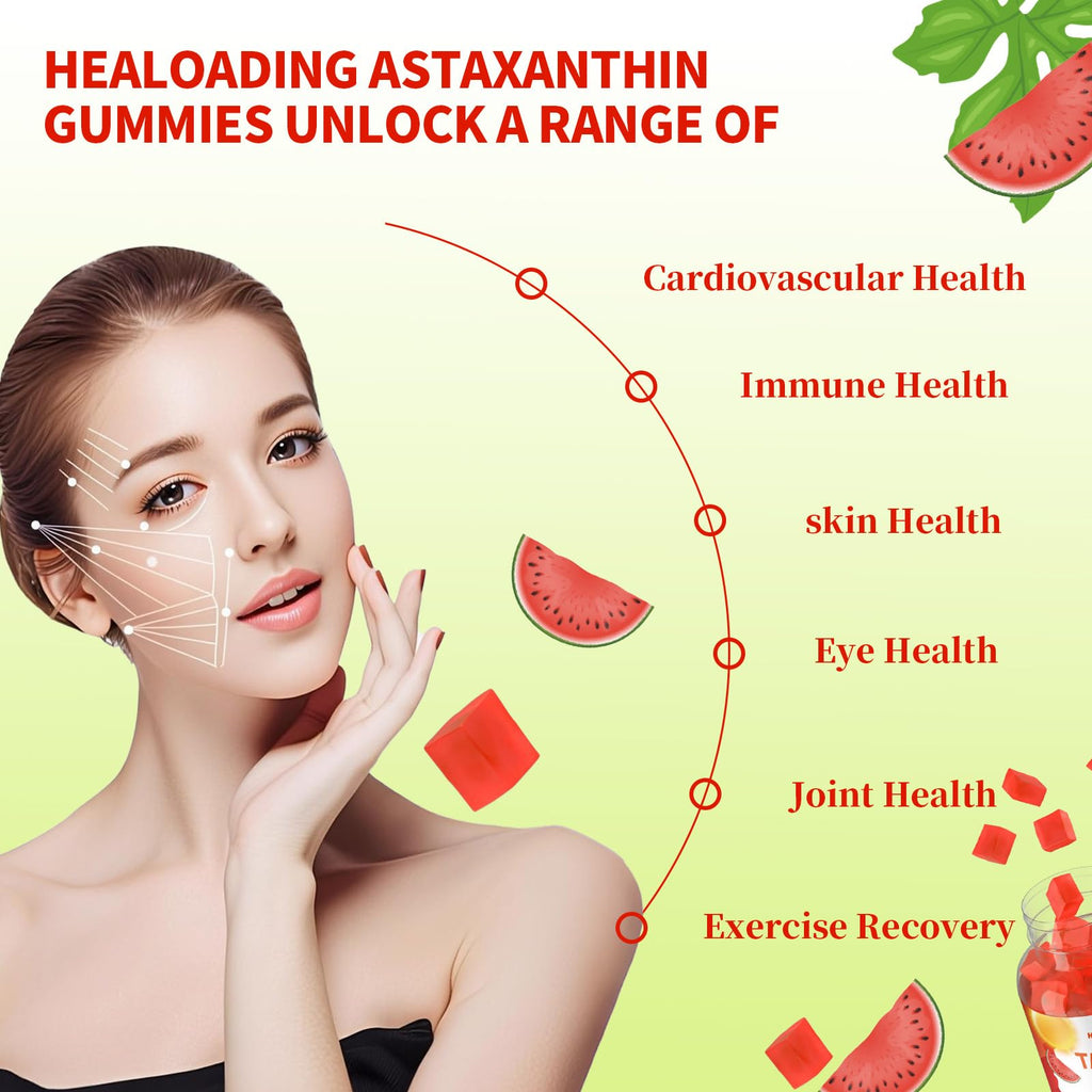 Natural Astaxanthin gummies for wellness