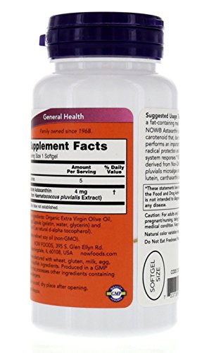 Natural Astaxanthin supplement by NOW Foods