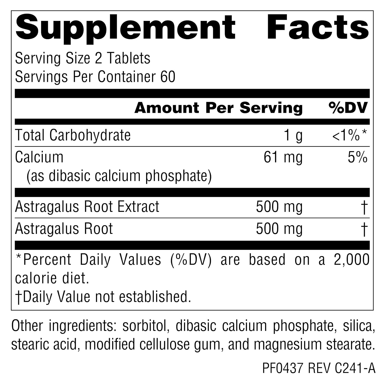 natural astragalus for vitality boost