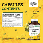 natural astragalus herbal supplement