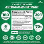 natural astragalus root extract capsules