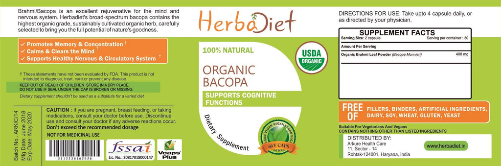 Natural attention support capsules