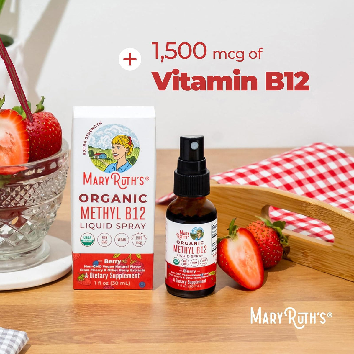 Natural B12 supplement for wellness