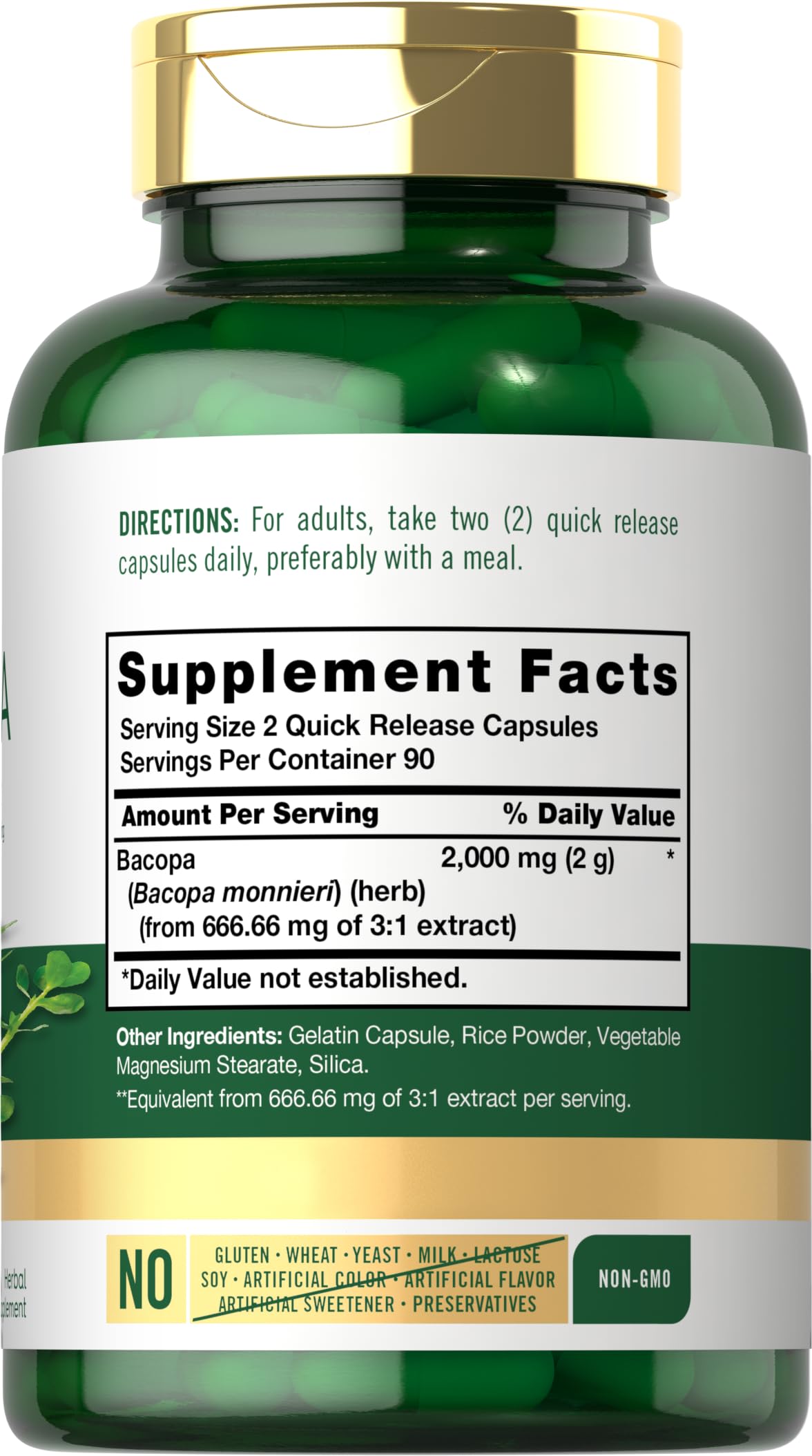 natural bacopa monnieri for mental clarity