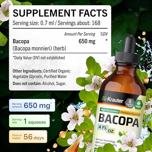natural bacopa monnieri for mental clarity
