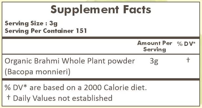 natural bacopa monnieri for wellness