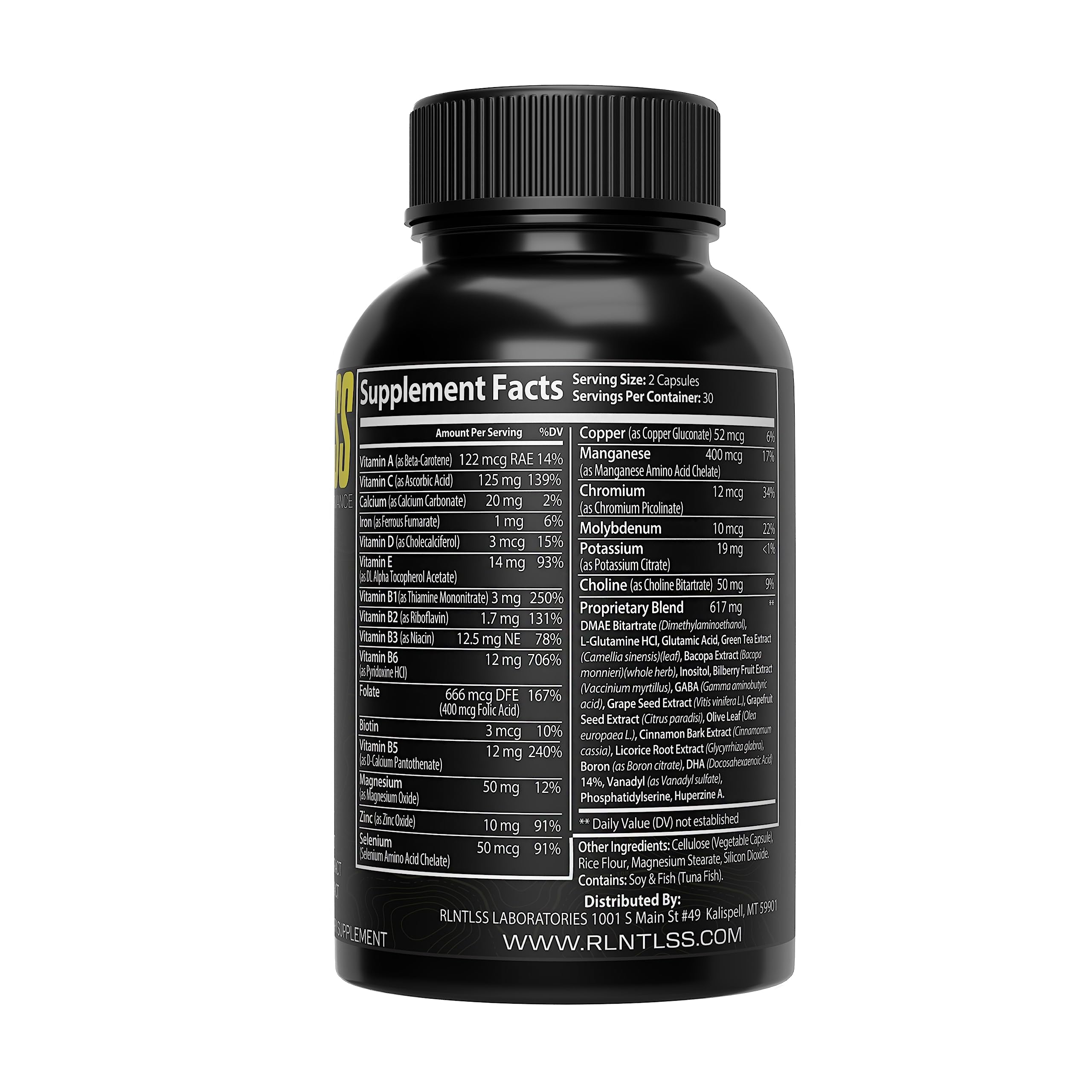 natural Bacopa Monnieri in RLNTLSS GIGABRAIN