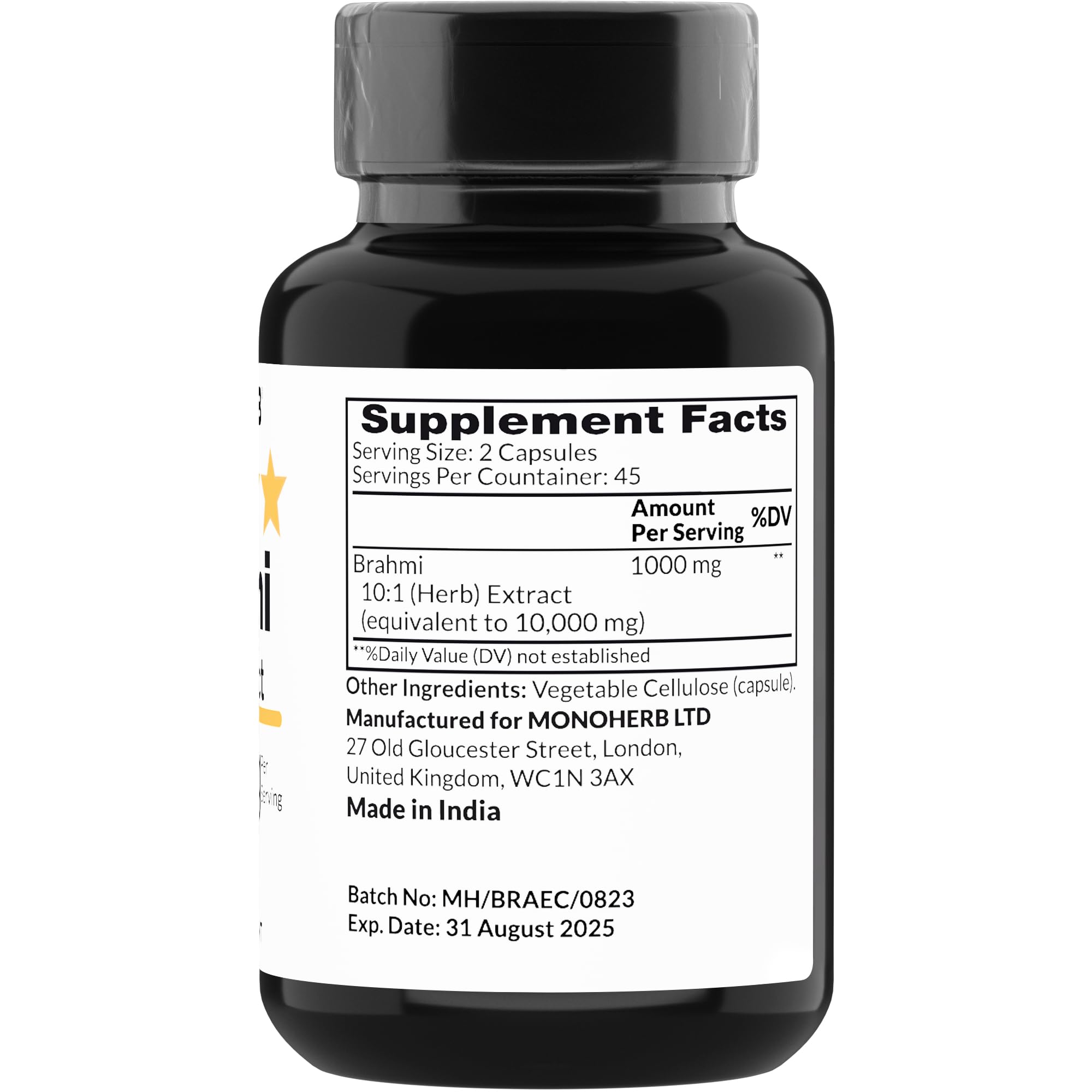 natural bacopa monnieri supplement