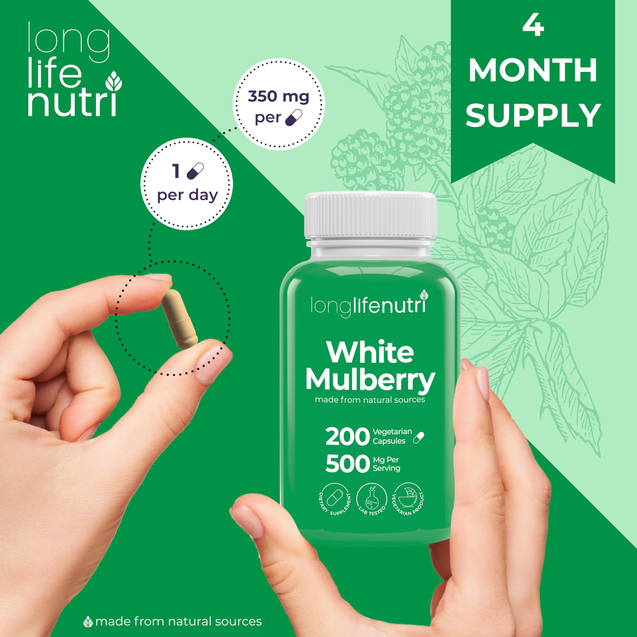 Natural balance with mulberry leaf