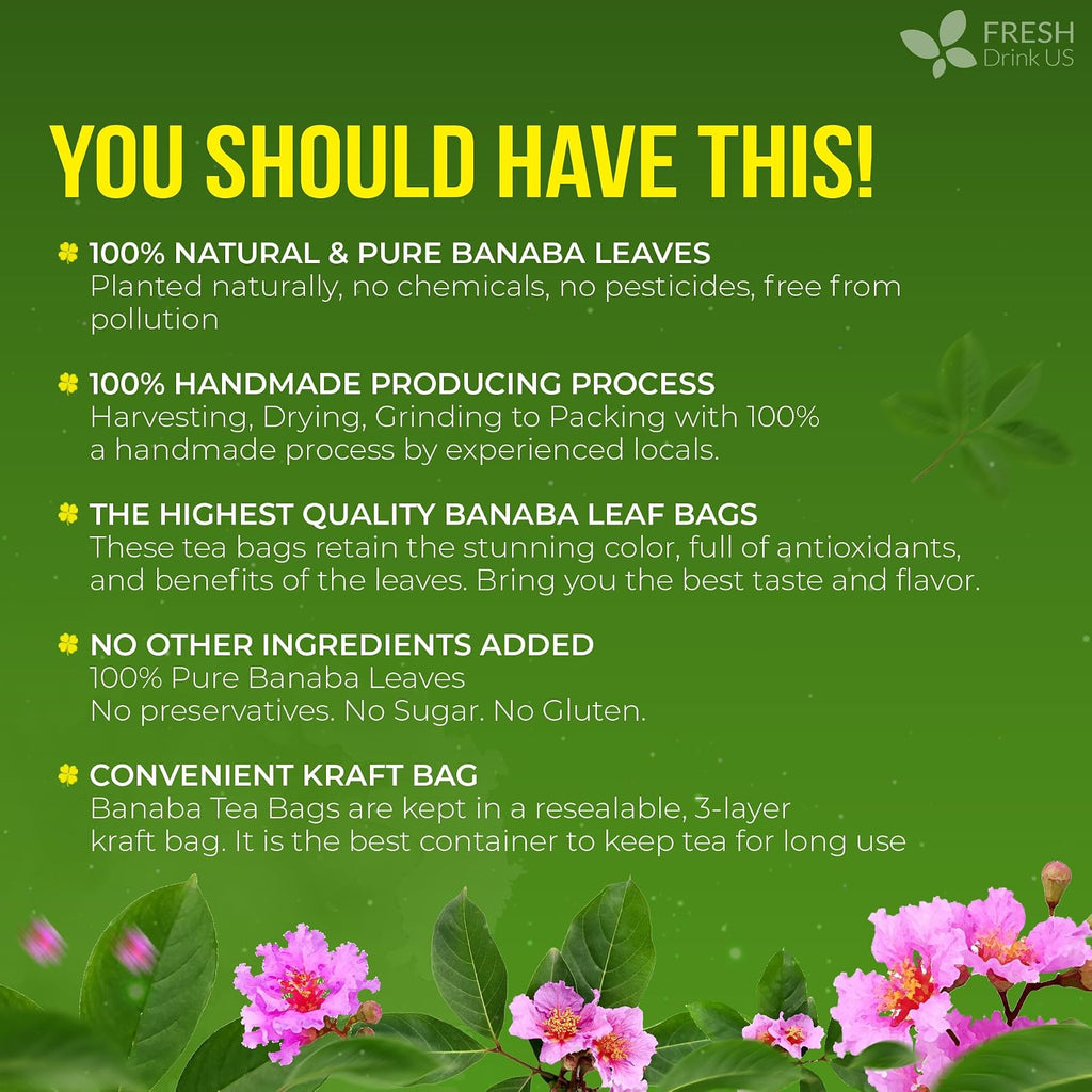 natural banaba herbal tea benefits